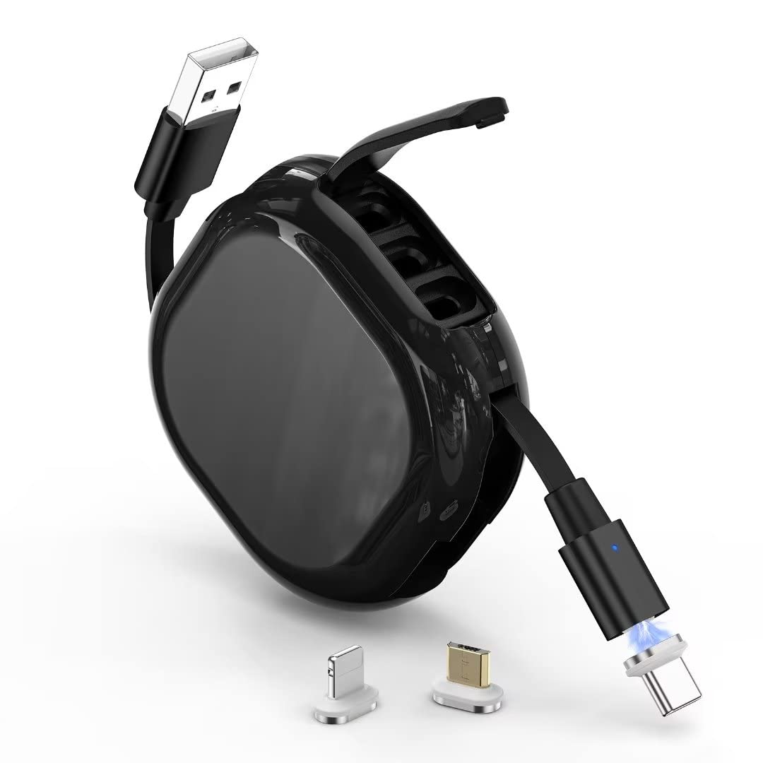 Magnetic Retractable Charging Cable